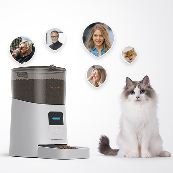 WOpet Automatic Pet Feeder WiFi Cat Feeder with Remote Control